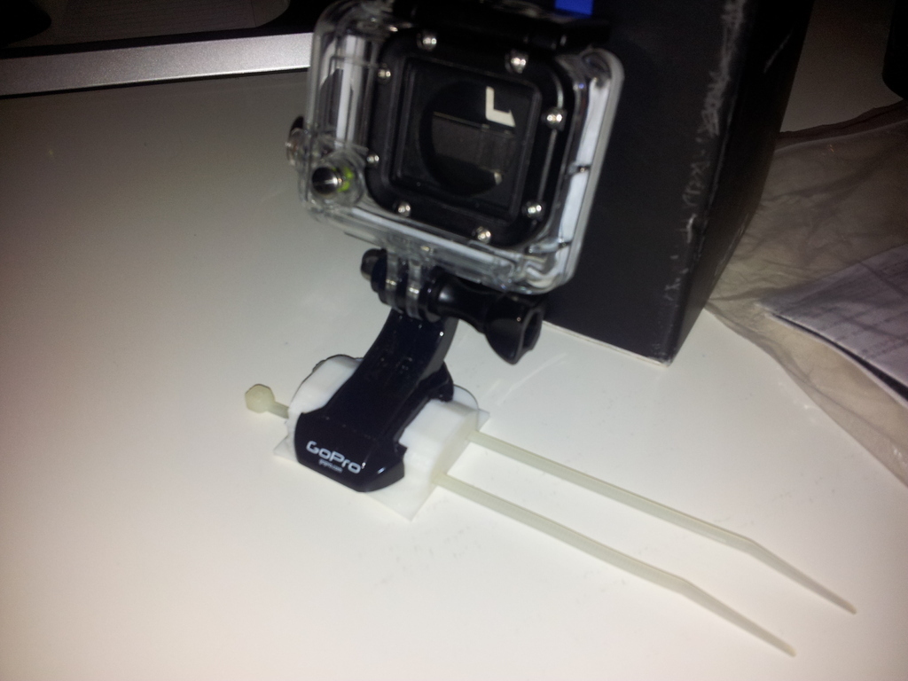 Free 3D file Gopro General Purpose Ziptie Mount・3D printable design to ...