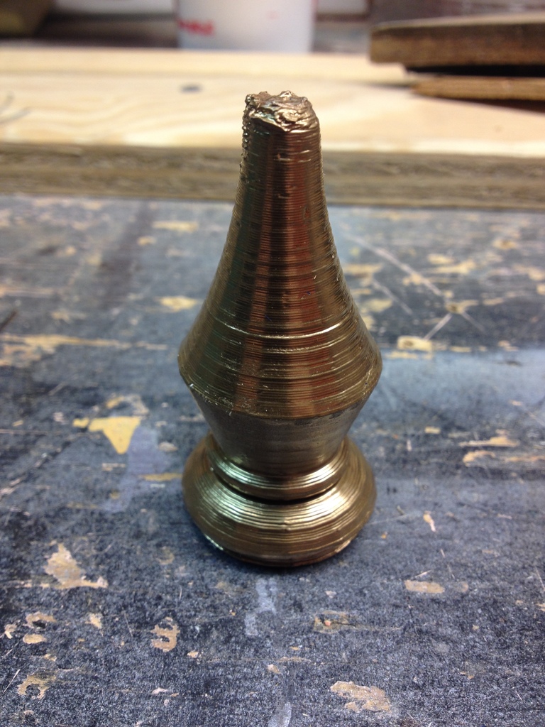 Archivo 3D gratis Punta de asta de bandera / Adorno・Modelo para ...