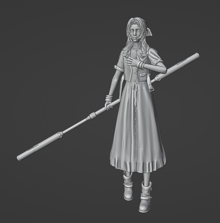 Free 3D file Final Fantasy 7 - Main Cast ☁️・3D print model to download ...