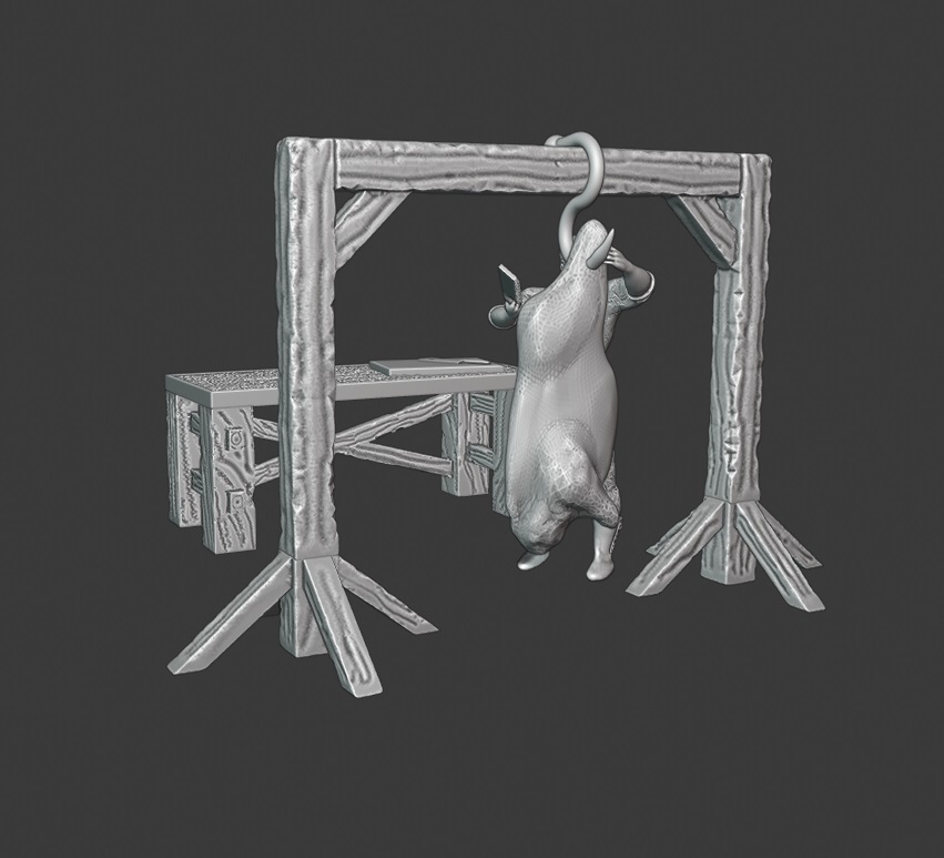 Free 3D file Villagers - Butcher 👽・3D printer model to download・Cults