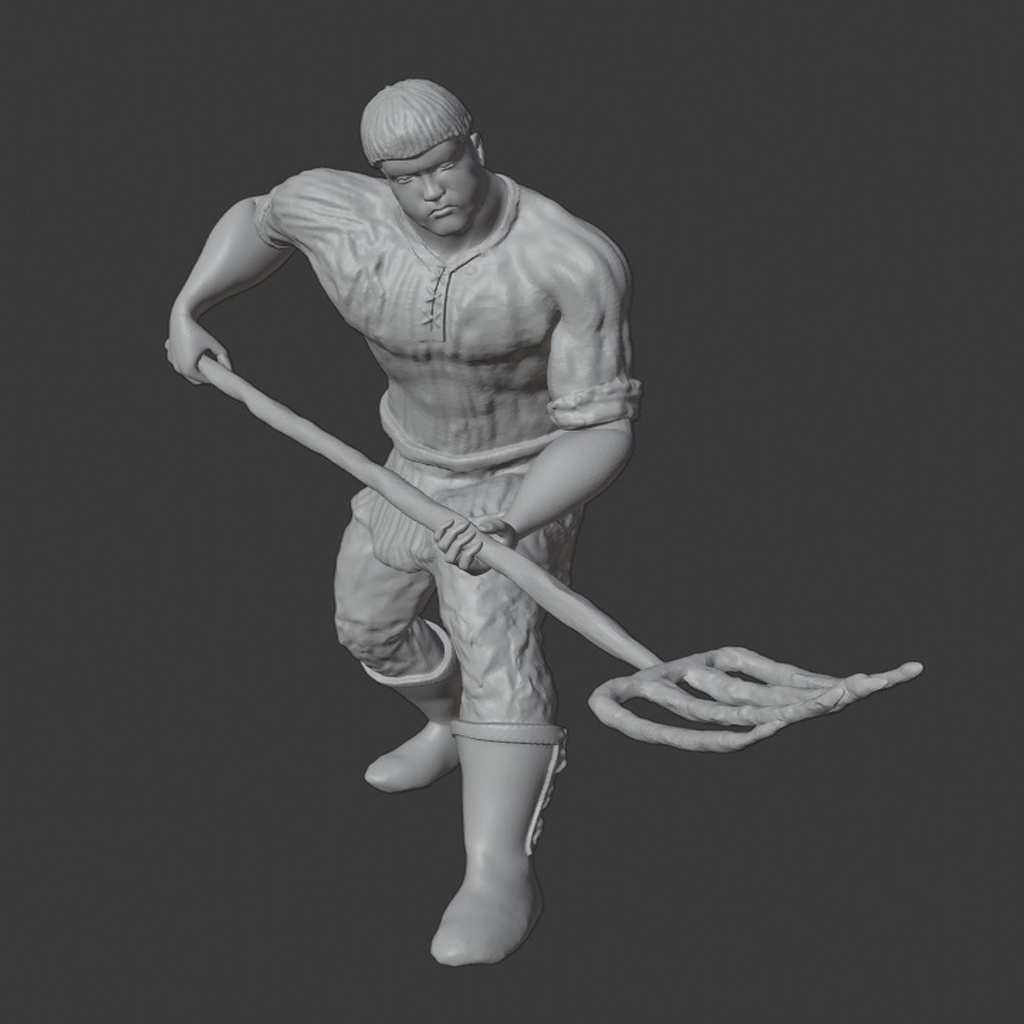 Fichier 3D gratuit Villager - Pitchfork Oaf 👫・Plan pour impression 3D à ...