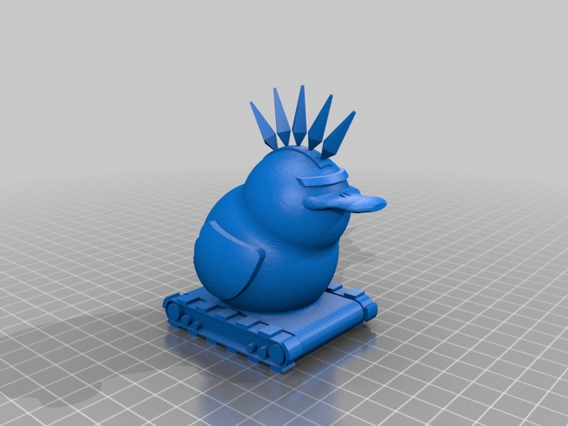 Archivo 3D gratis Pato de tanque Punk Rock・Modelo de impresión 3D para ...