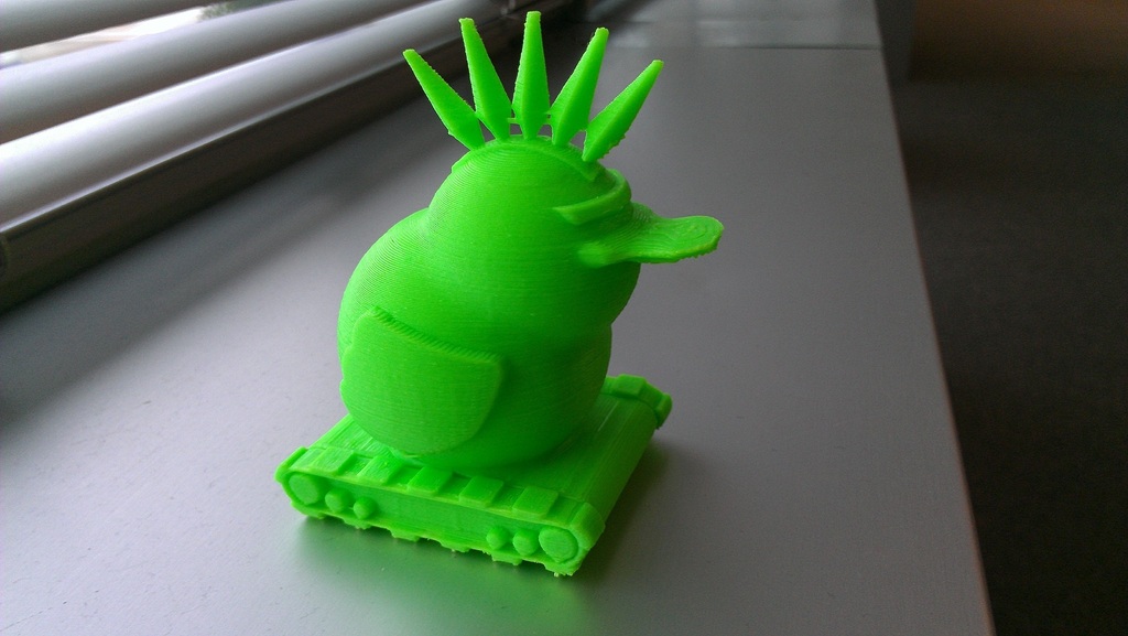 Archivo 3D gratis Pato de tanque Punk Rock・Modelo de impresión 3D para ...