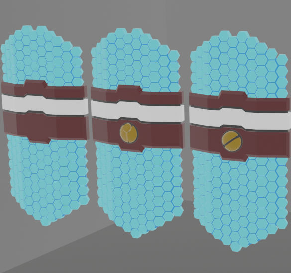 Free 3D file Gue'Ron'Vesa Storm Shields・3D print design to download・Cults