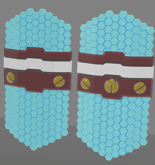 Free 3D file Gue'Ron'Vesa Storm Shields・3D print design to download・Cults