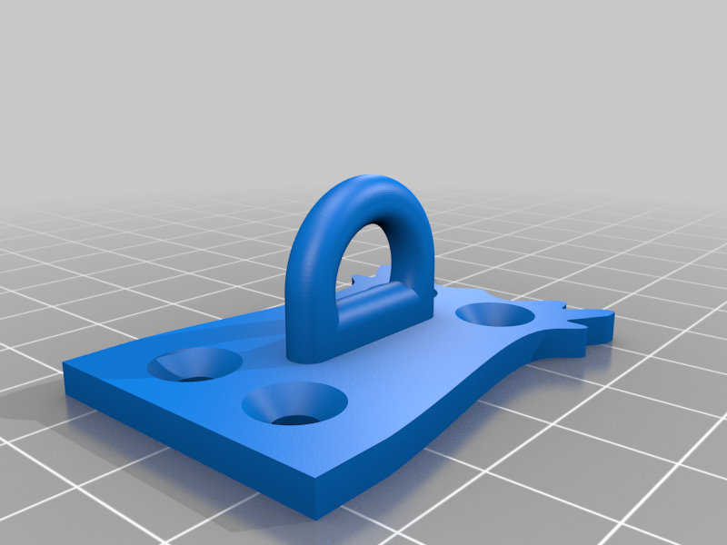 Free 3D file Decorative padlock hasp with printed hinge・3D printer ...