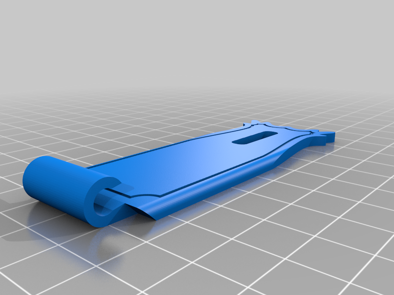 Free 3D file Decorative padlock hasp with printed hinge・3D printer ...