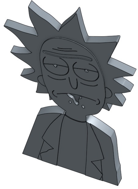 Free 3D file Rick And Morty・3D printer model to download・Cults