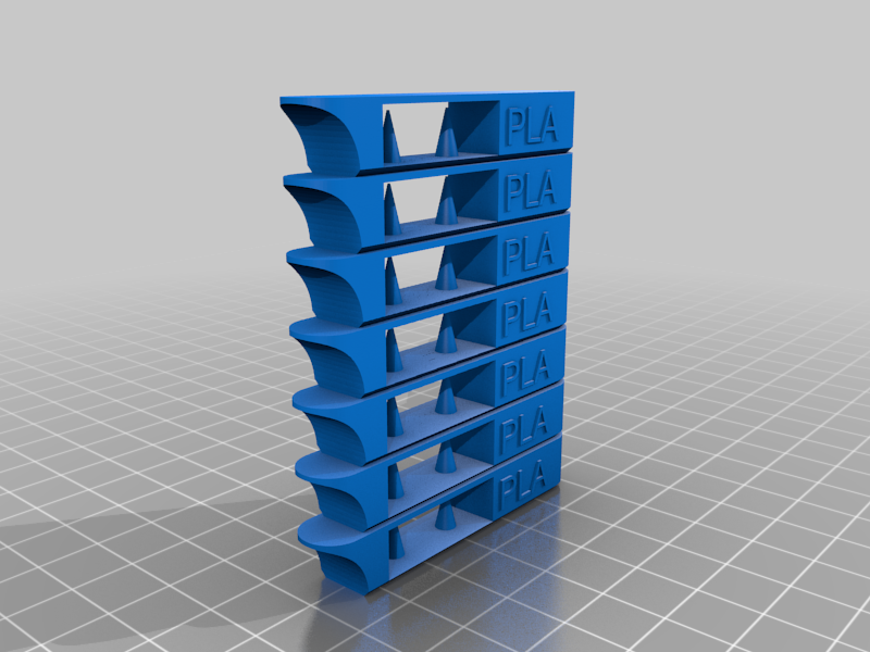 Free 3D file Extruder Temperature Tower PLA 185° - 215°・3D printable ...