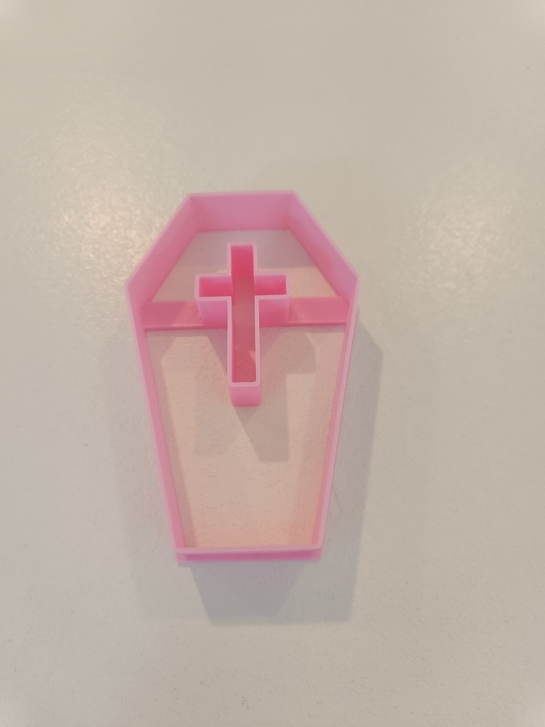 Free 3D file Coffin cookie cutter 10cm ⚰️・Model to download and 3D ...