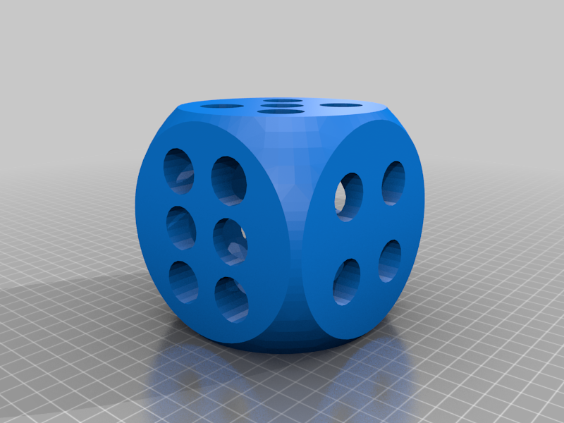 Free 3D file hollow Dice・Template to download and 3D print・Cults