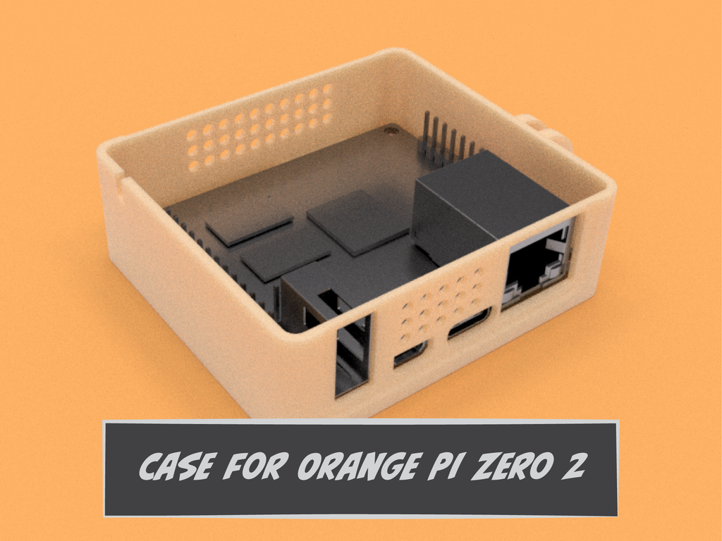 Free STL file Orange Pi Zero2 Case with GoPro Mount・3D printing idea to ...