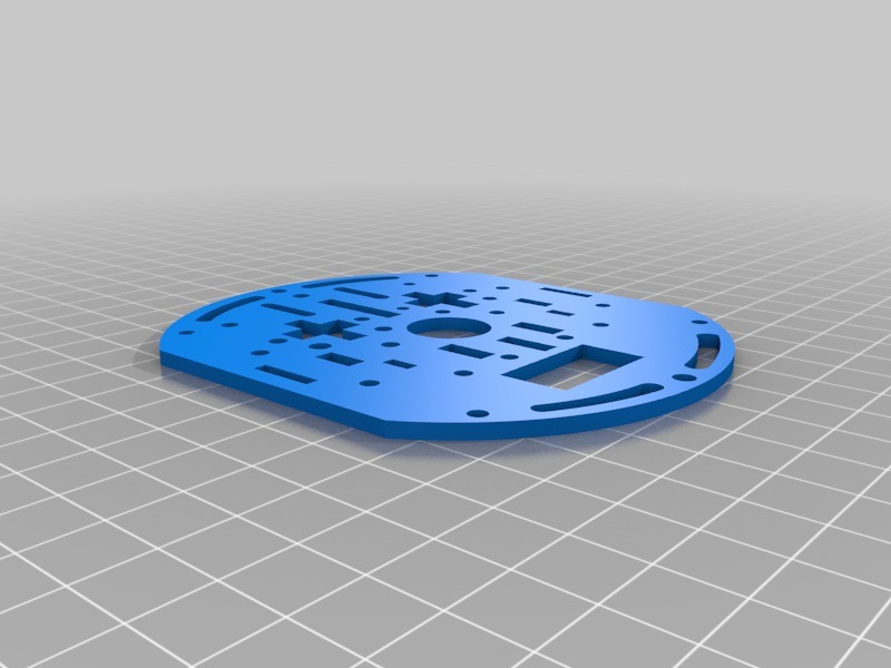 Free 3D file Circular Robotics Chassis (Three-Layer) 🔌・3D printer model ...