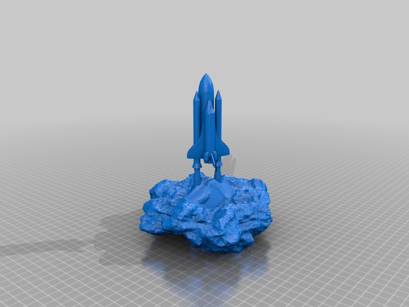 Free 3D file Space Shuttle Lift Off Lamp・Design to download and 3D ...