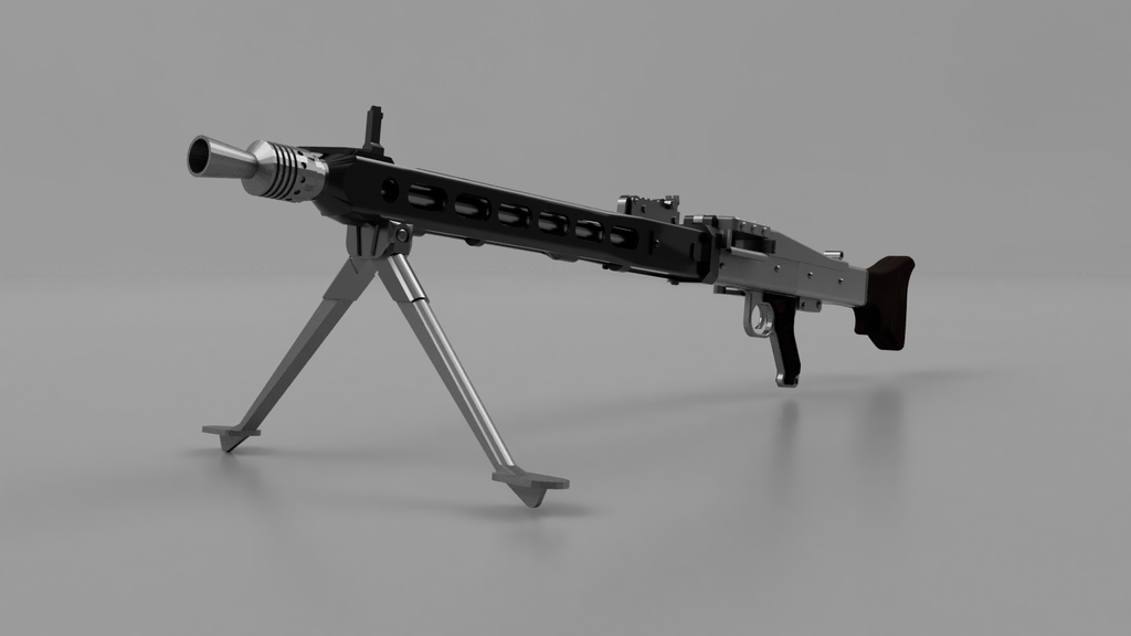 OBJ file Real Size 1:1 Display MG42.・3D printable model to download・Cults
