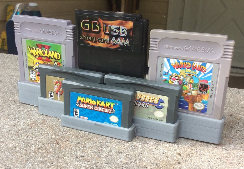 Free 3D file Gameboy Cart Holder・Object to download and to 3D print・Cults