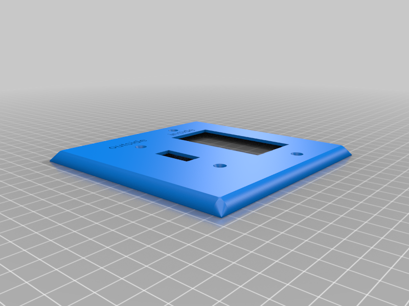 Free 3D file Garage Light Switch Plate・3D printer model to download・Cults