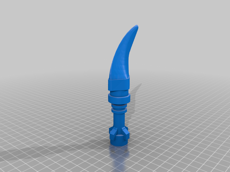 Free 3D file Fang Blade for LEGO Alarm Clocks ⏰・3D printable model to ...