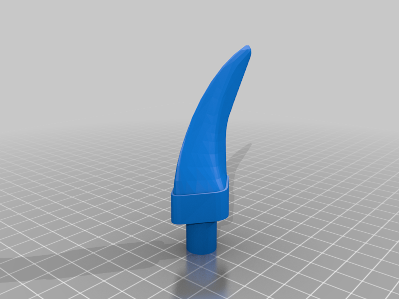 Free 3D file Fang Blade for LEGO Alarm Clocks ⏰・3D printable model to ...