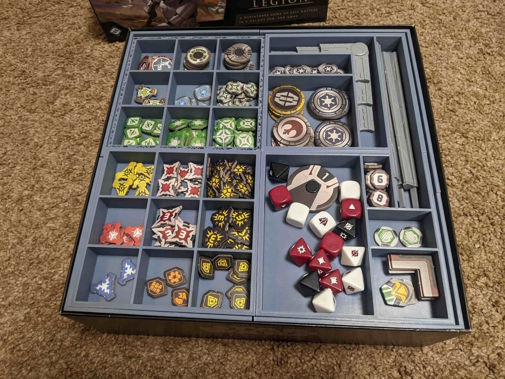 Free 3D file STAR WARS Legion: Core Set Box Insert ⭐・Template to ...