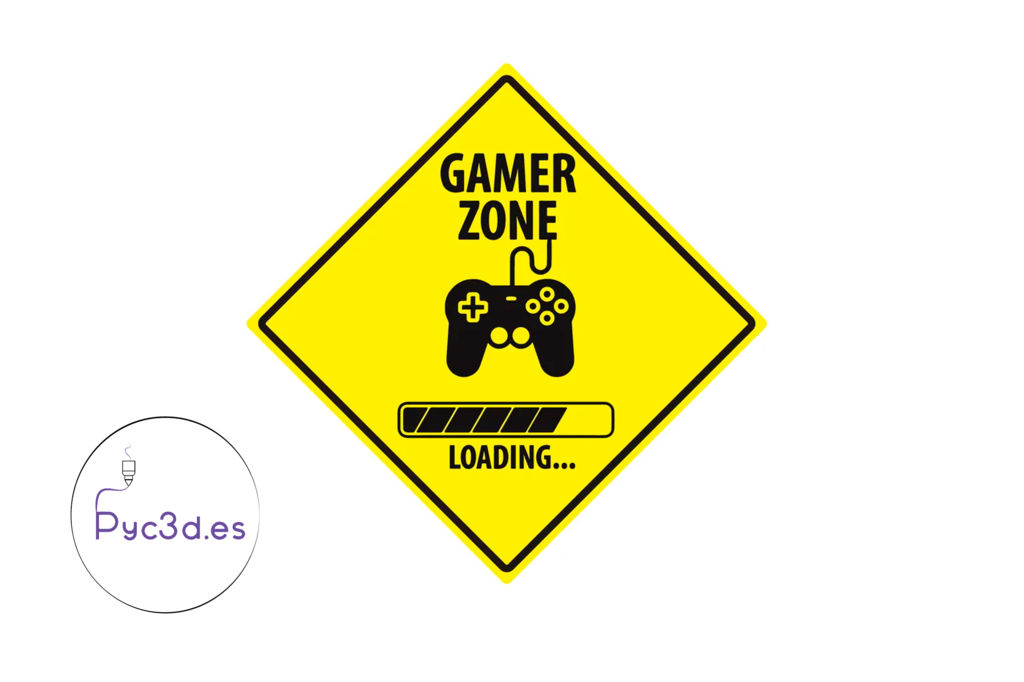 Free STL file GAMER ZONE SIGNAL 🖼️・3D printable object to download・Cults