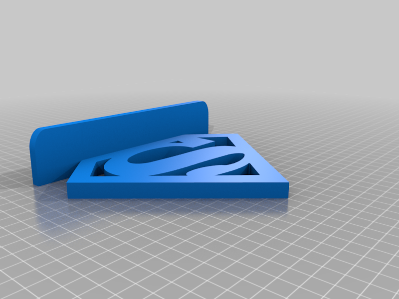 Free 3D file SUPERMAN SHELF・Design to download and 3D print・Cults