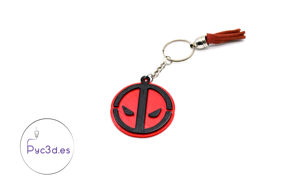 Free STL file DEADPOOL KEYCHAIN 🗝️・3D printing template to download・Cults