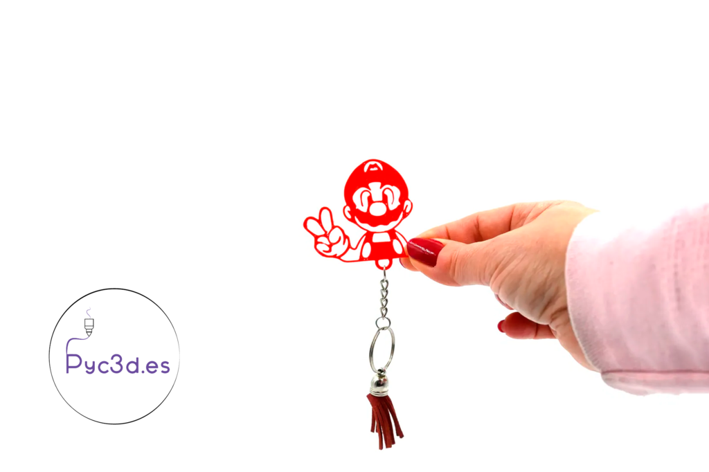 Free STL file MARIO BROS VICTORY KEYCHAIN・3D printable object to ...