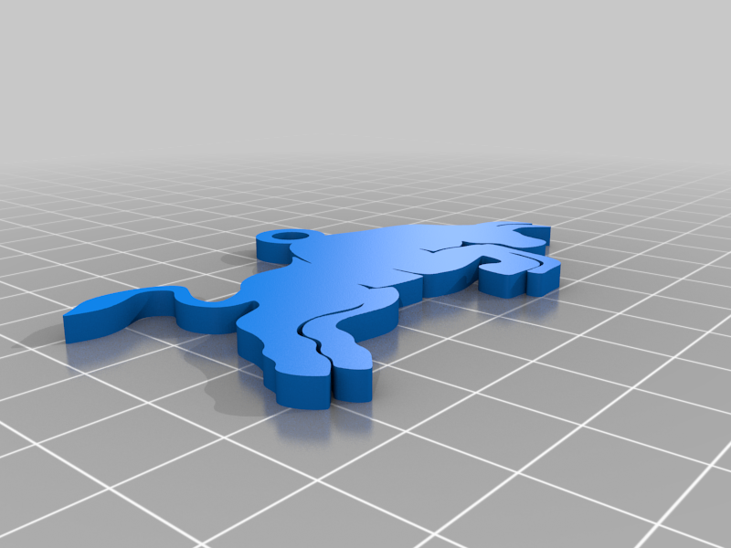 Free STL file BULL KEYRING 🐂・Object to download and to 3D print・Cults