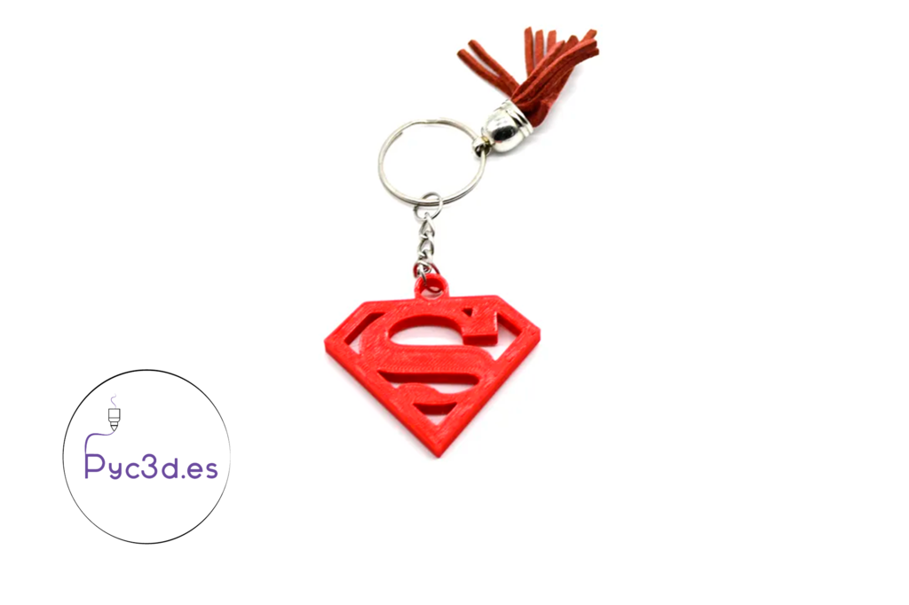 Free STL file SUPERMAN KEYCHAIN 🦸‍♂️・3D printable design to download・Cults