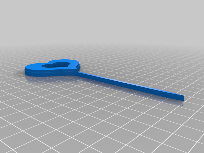 Free 3D file HEART CAKE TOPPER・Template to download and 3D print・Cults