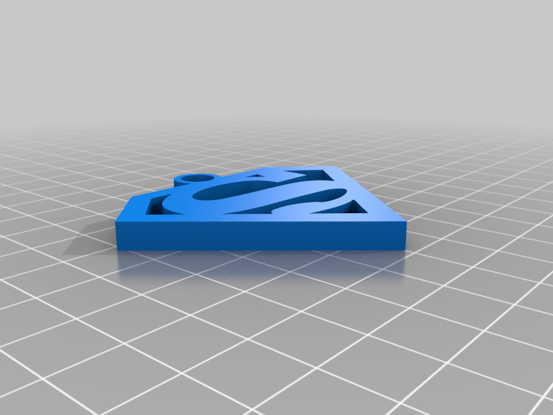 Free STL file SUPERMAN KEYCHAIN 🦸‍♂️・3D printable design to download・Cults