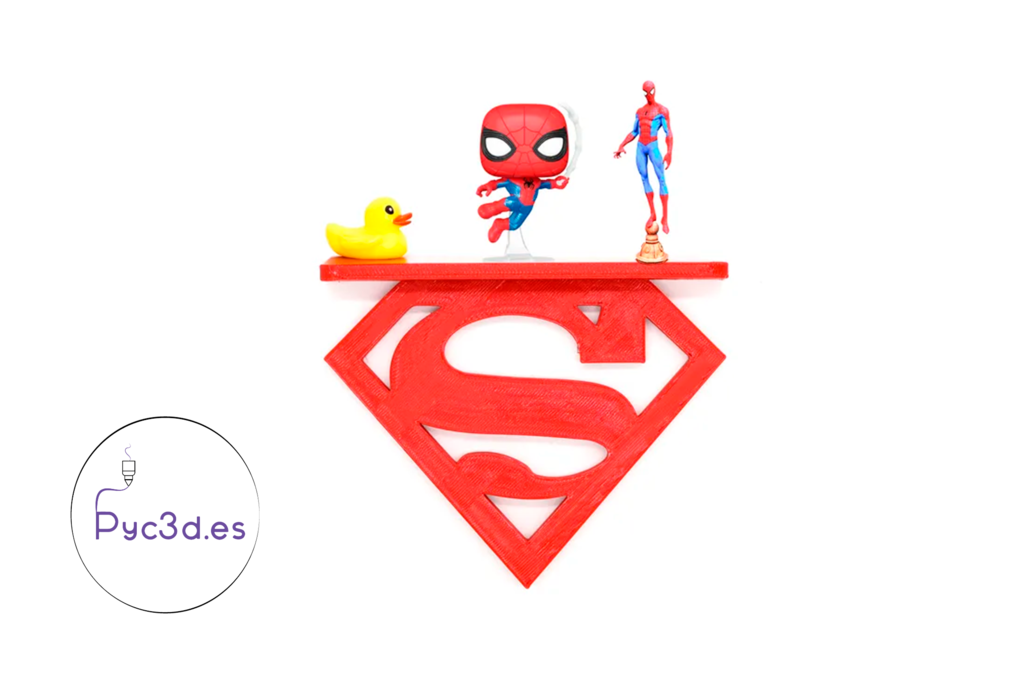 Free 3D file SUPERMAN SHELF・Design to download and 3D print・Cults