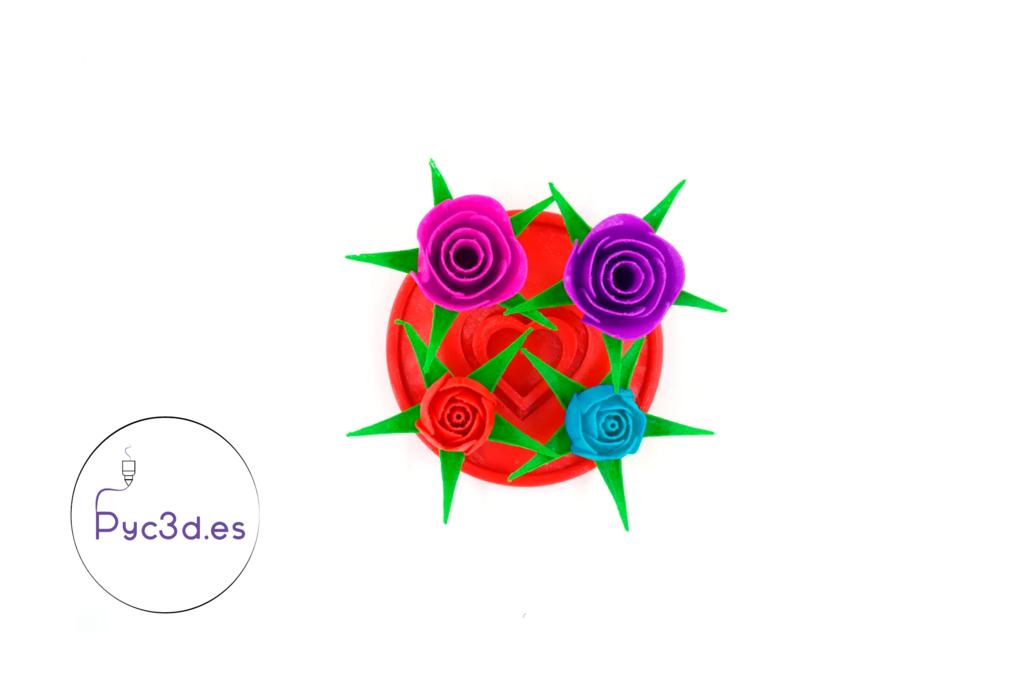 Free STL file STAND OF ROSES 💐・3D print object to download・Cults