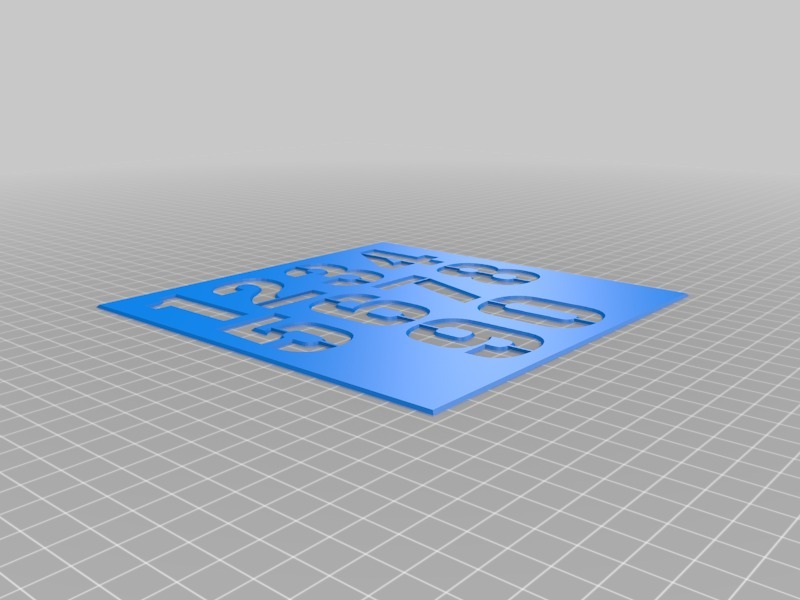 Free 3D file alphanumeric army font template・3D printing idea to ...