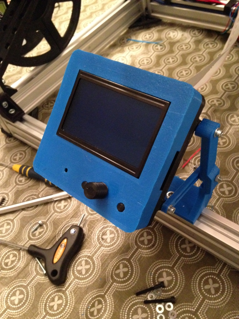 Free 3D file Pivoting LCD frame for 20 mm extrusion・Template to ...