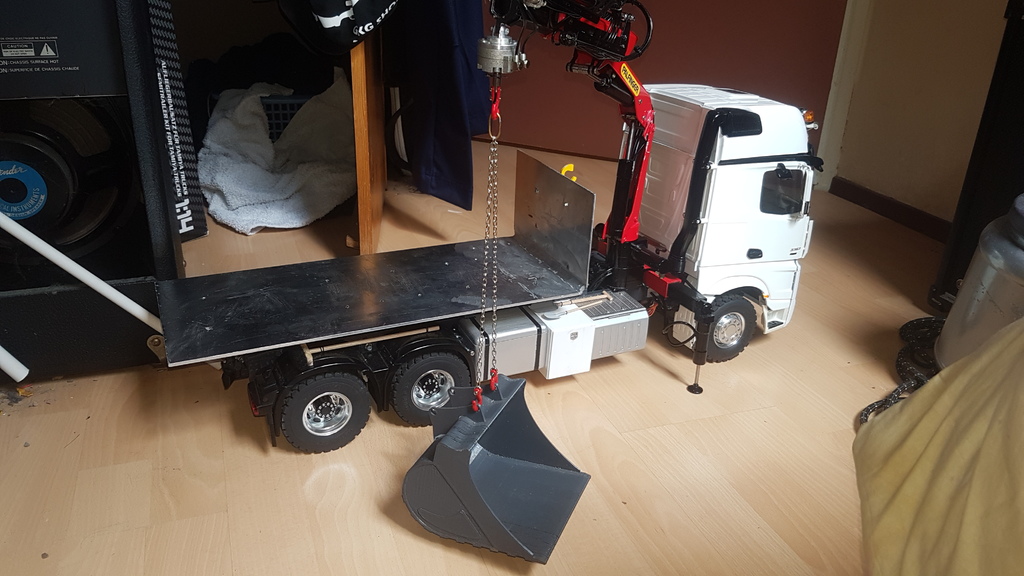 Free 3D file excavator bucket・3D printer model to download・Cults