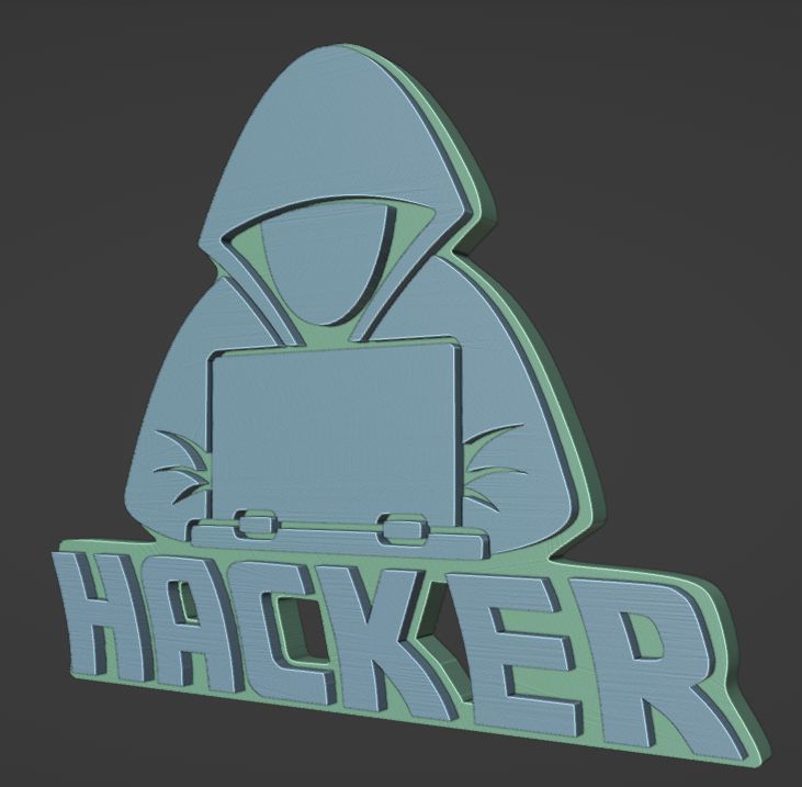 Archivo STL gratuito Hacker・Objeto imprimible en 3D para descargar・Cults
