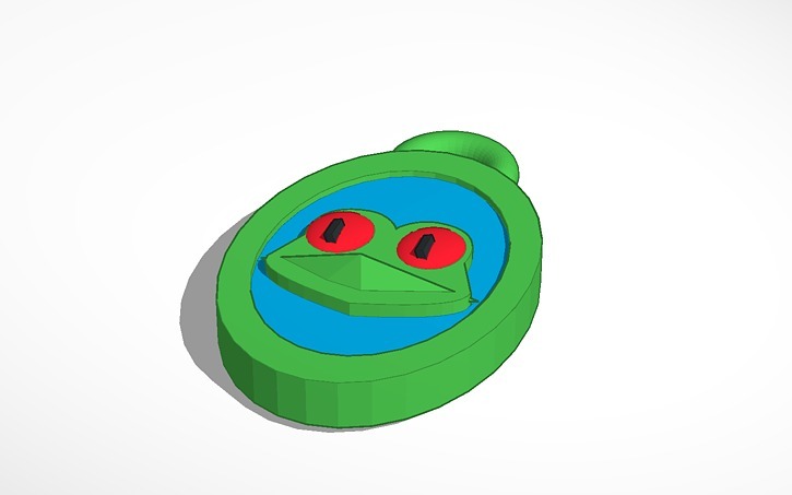 Free 3D file frog head pendant・3D print design to download・Cults