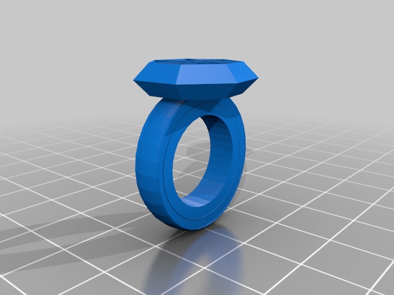 Free 3D file 20 by 20 mm star ring ⭐・3D print object to download・Cults