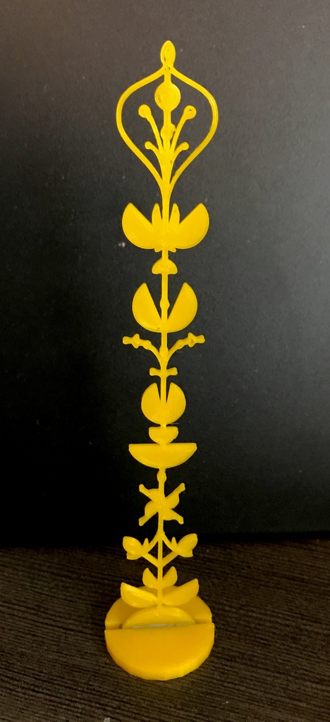 Free 3D file Flower Totem 1 💐・3D printer design to download・Cults