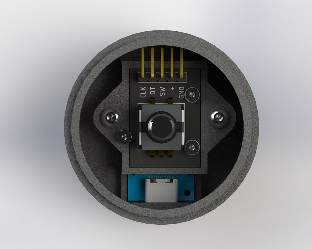 Free 3D file PC volume control knob 🎛️・3D print design to download・Cults