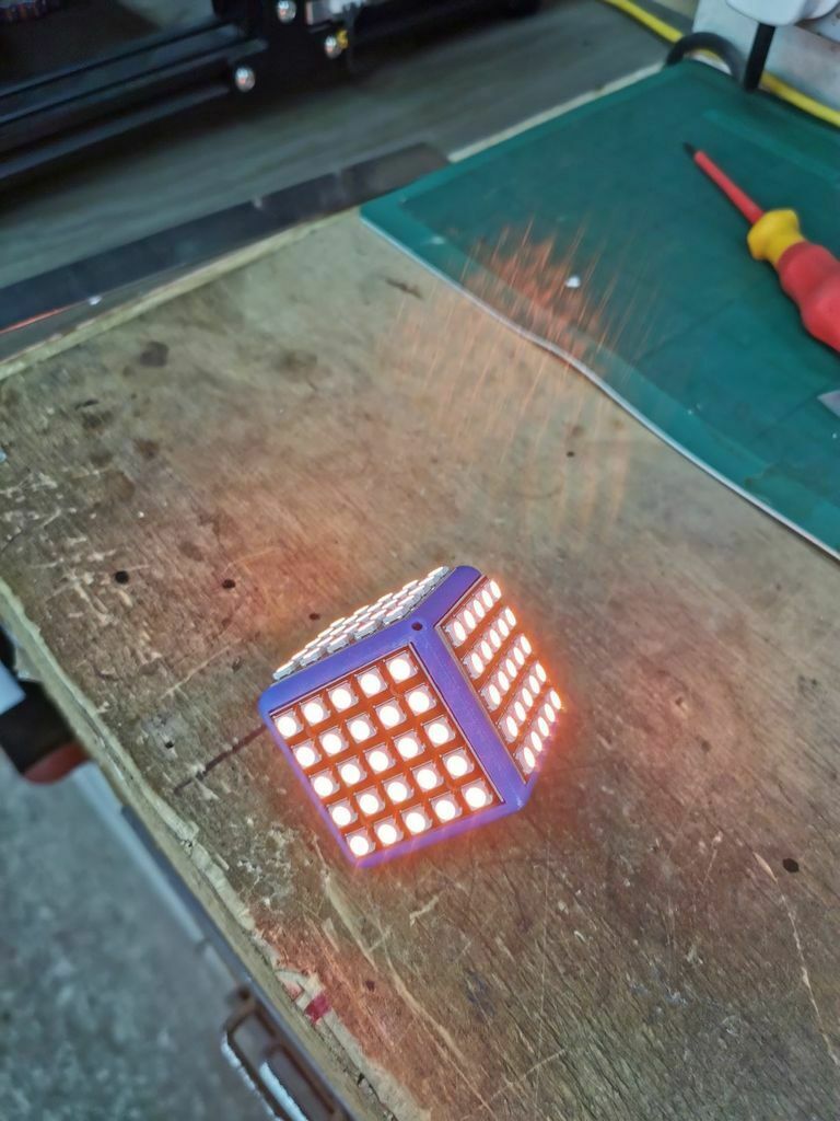 Free 3D file 5x5 RGB led Cube wifi controled・3D printing design to ...