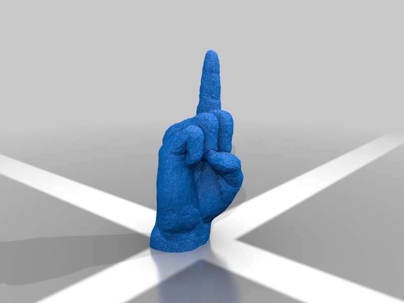 Free 3D file Number One Hand・3D printable object to download・Cults