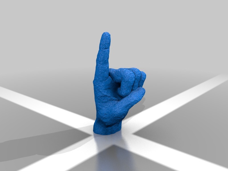 Free 3D file Number One Hand・3D printable object to download・Cults