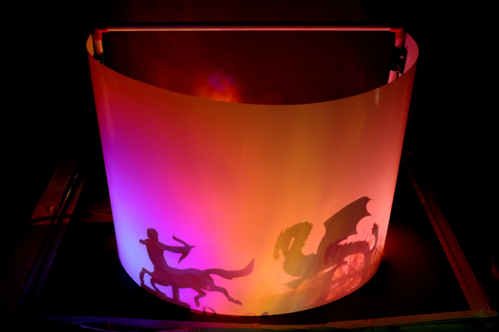 Spinning Shadow Lamp