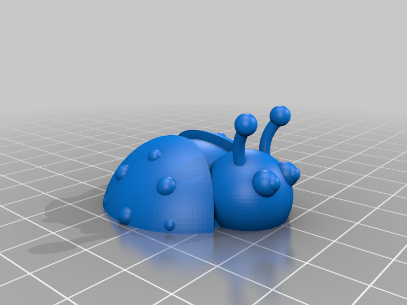 Free STL file LadyBug, Lady Bug, Mariquita・3D printable model to ...