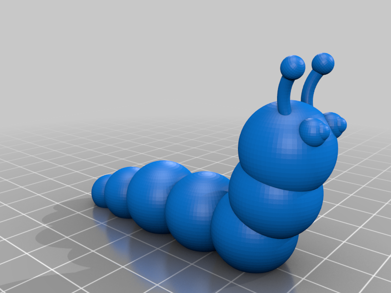 Free STL file Gusano, Worm・3D printing design to download・Cults
