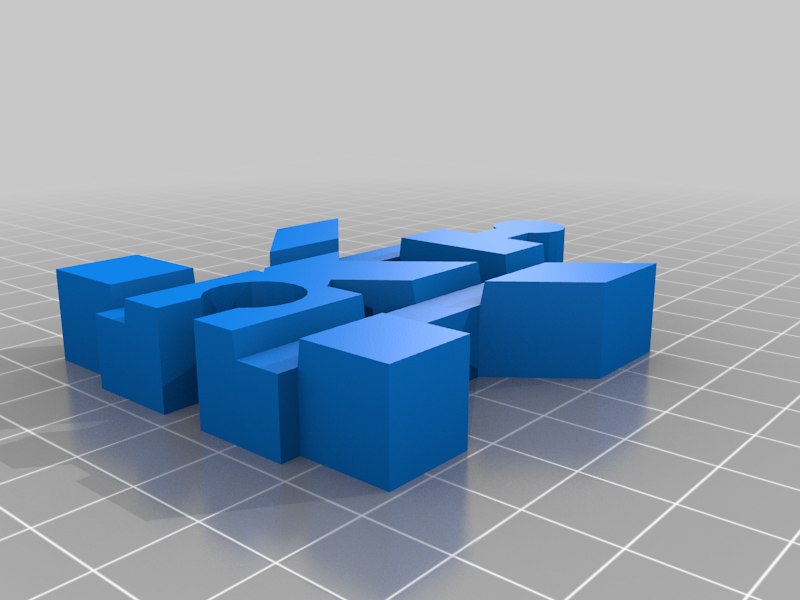 Free 3D file Train track letters - remixed・3D printer design to ...