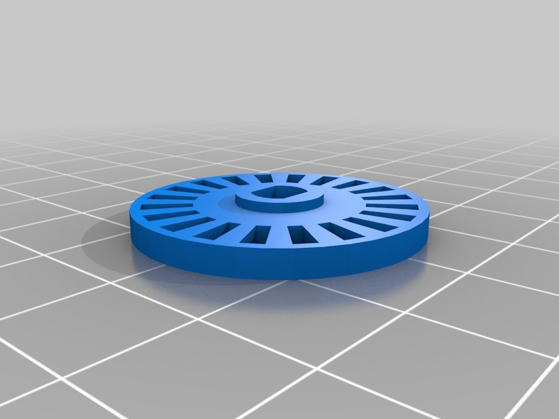 Free 3D file Encoder Wheel for Geared Motor (short hub)・3D printer ...